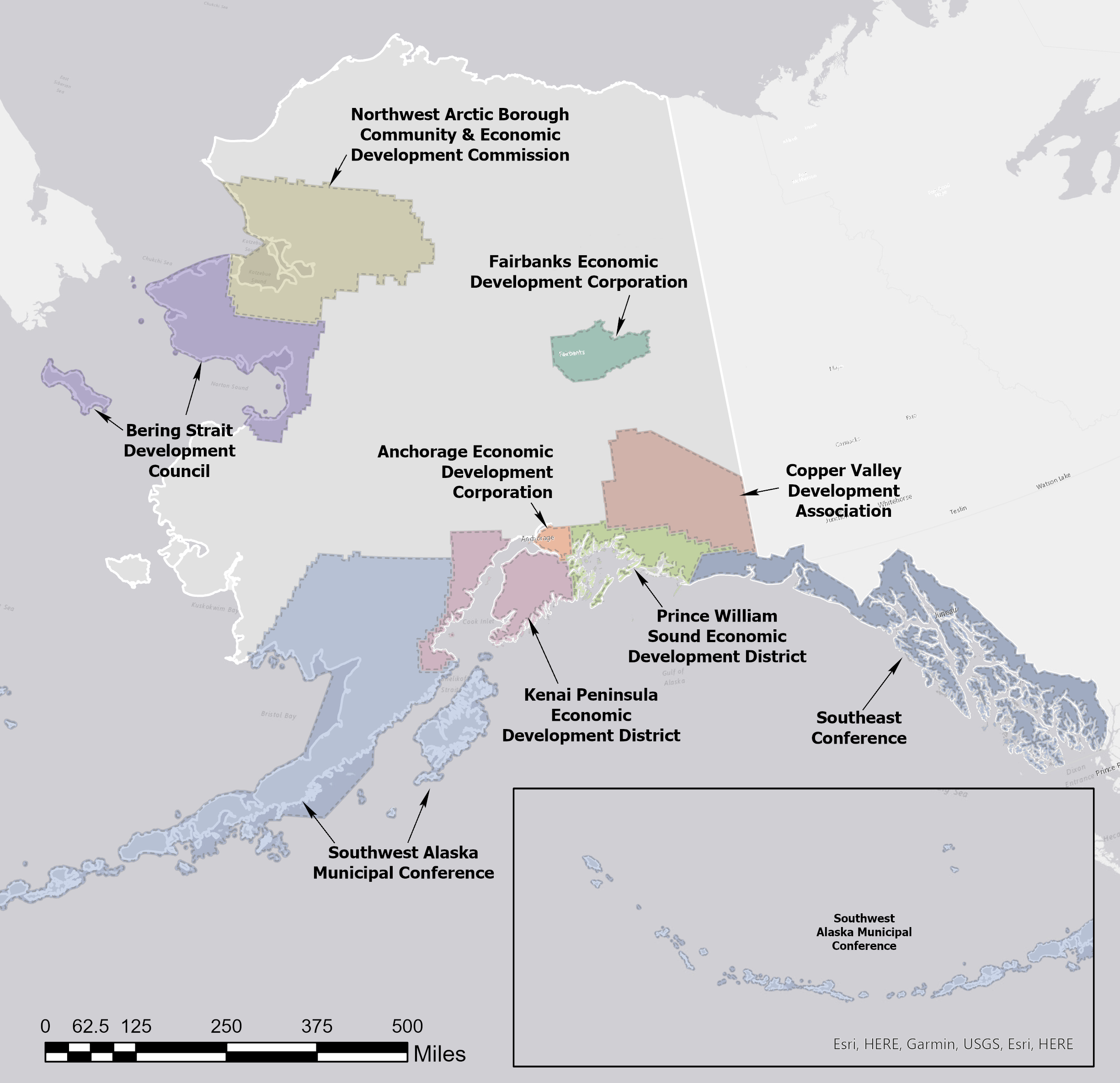 ARDORs, Division of Community and Regional Affairs